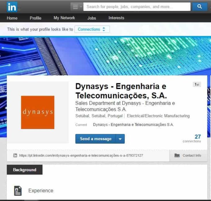 A Dynasys no Linkedin – dynasys